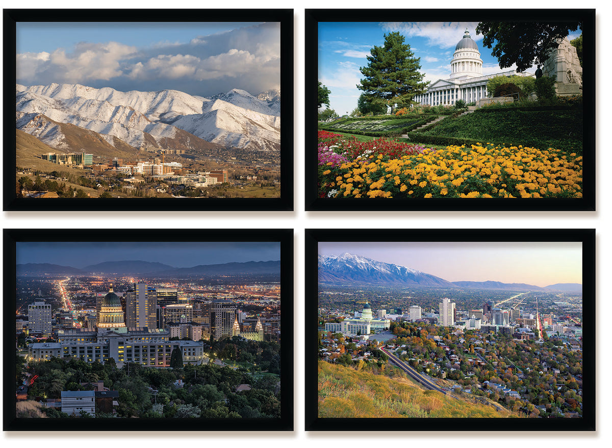4 Framed Cityscape Posters – WTSpeak